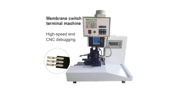 Semi-automatic Membrane Wire Switch Terminal Crimping Machine Mute Film ...