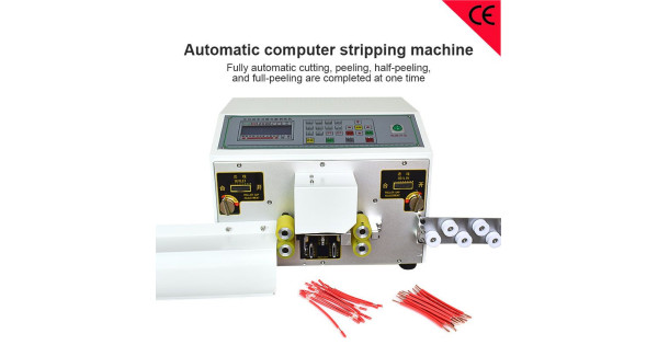 Automatic computer stripping machine fully automatic wire cut peel and ...